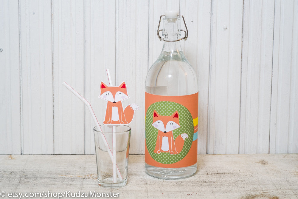 Printable Fox Party Decor Deluxe Kit – Kudzu Monster