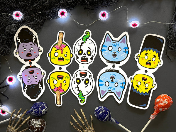 Printable Undead Character Sucker Covers – Kudzu Monster